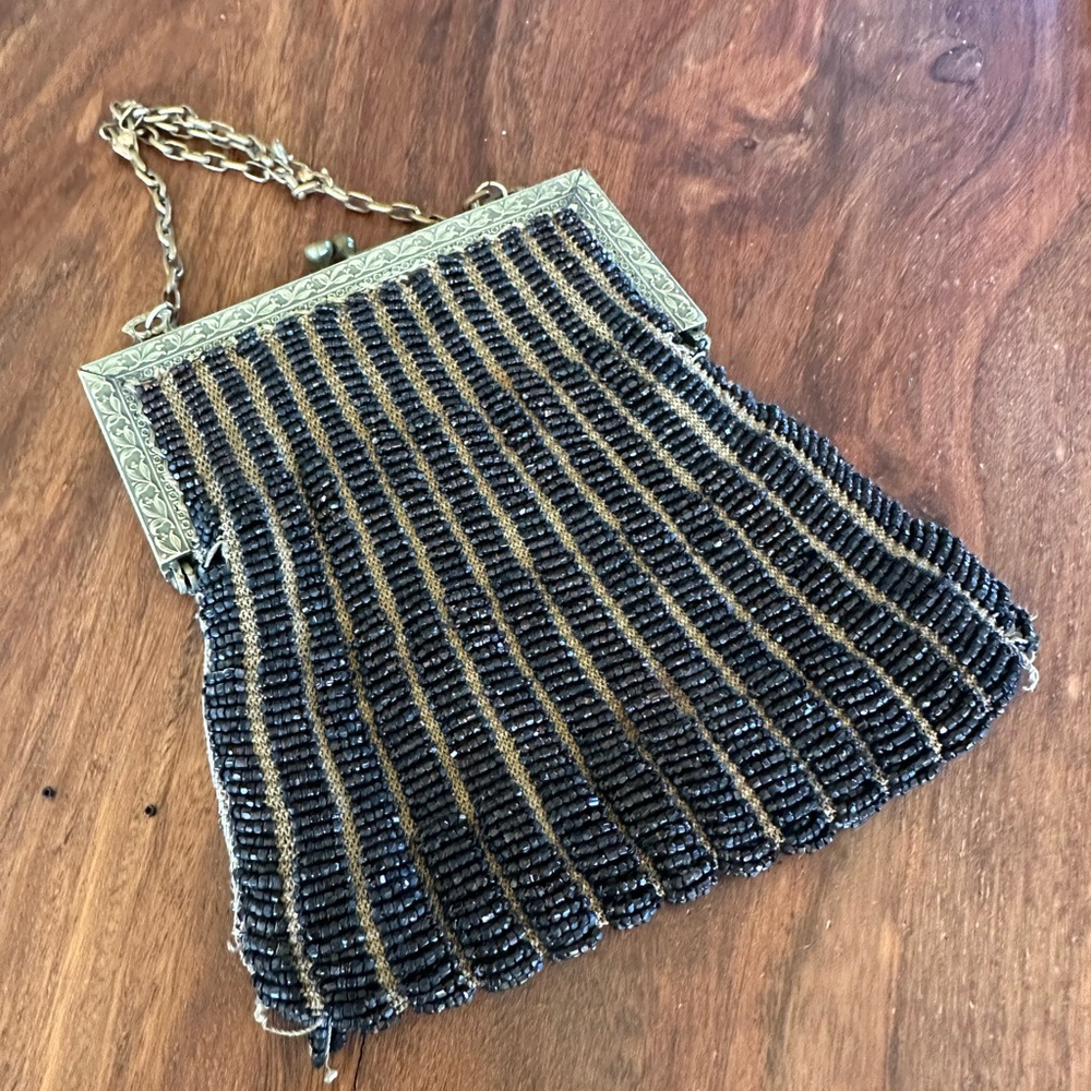 Vintage 1920s Beaded Purse - Gem